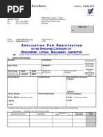 ECSA Candidate Registration Application Form | PDF | Cheque | Banks