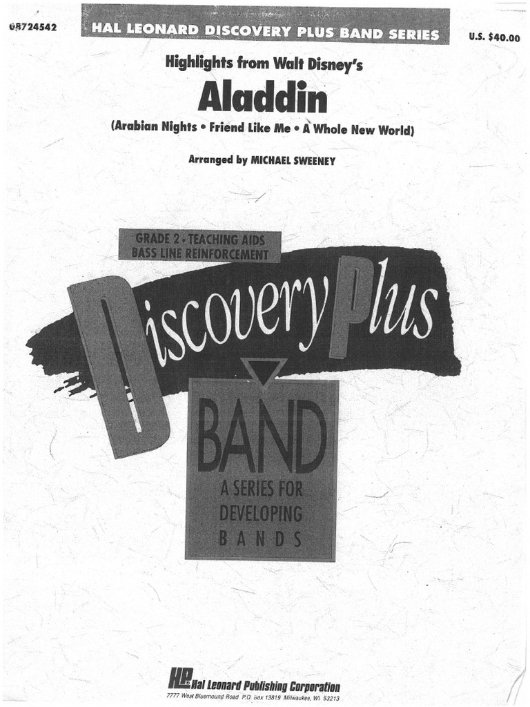 Aladdin - Score | PDF