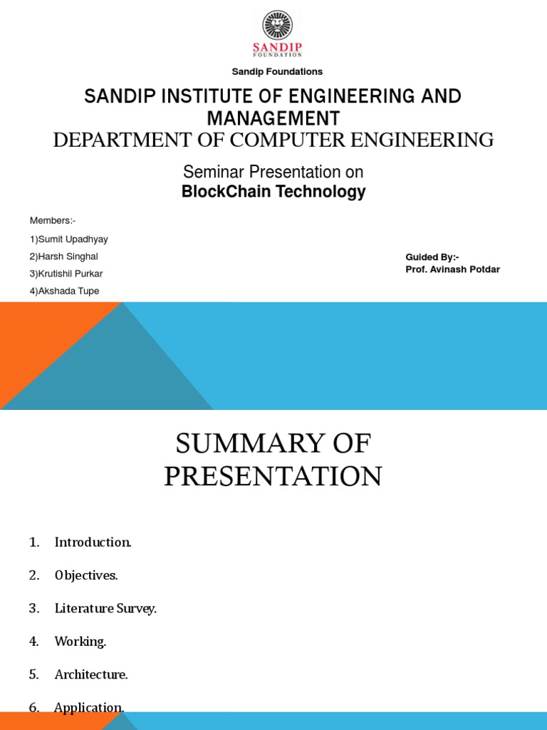 Block Chain | PDF | Computer Data | Information Technology