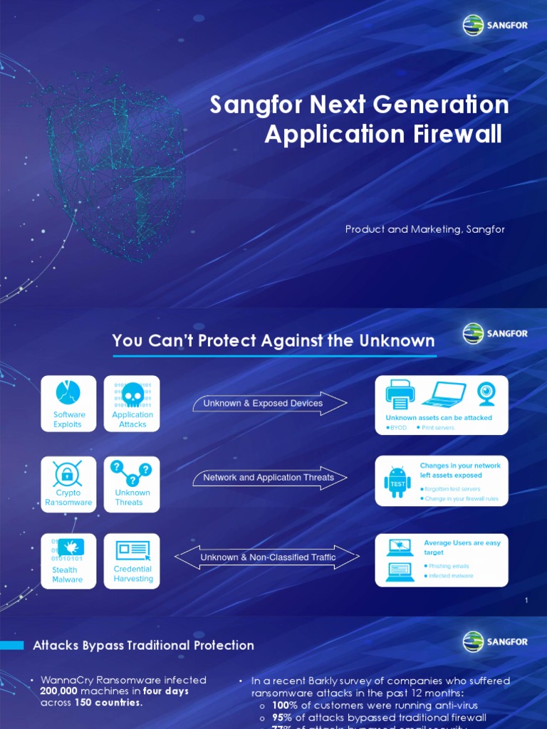 Sangfor NGAF Introduction 8.0.5 Final | PDF | Computer Security | Security