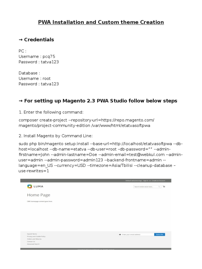 Pwa Documentation - V4 | Web Server | Internet & Web