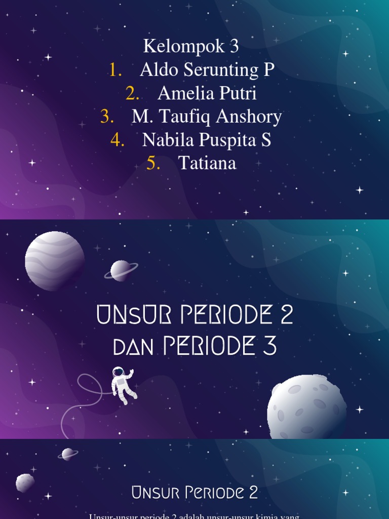 Unsur Periode 2 | PDF