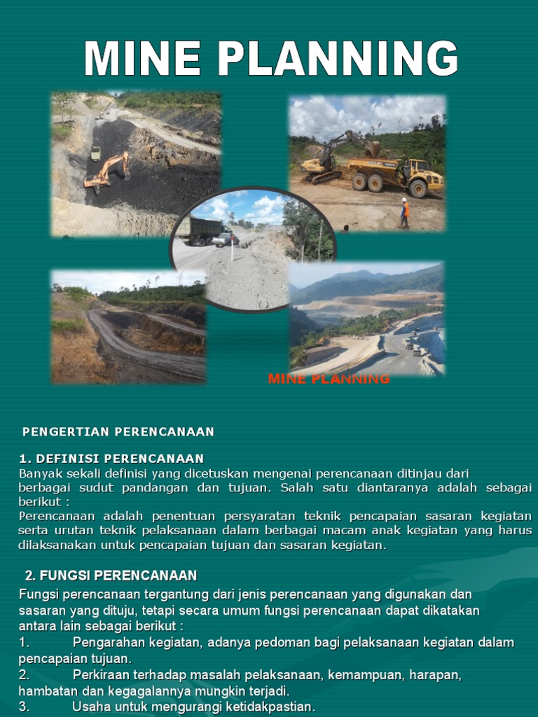 Mine Plan | PDF