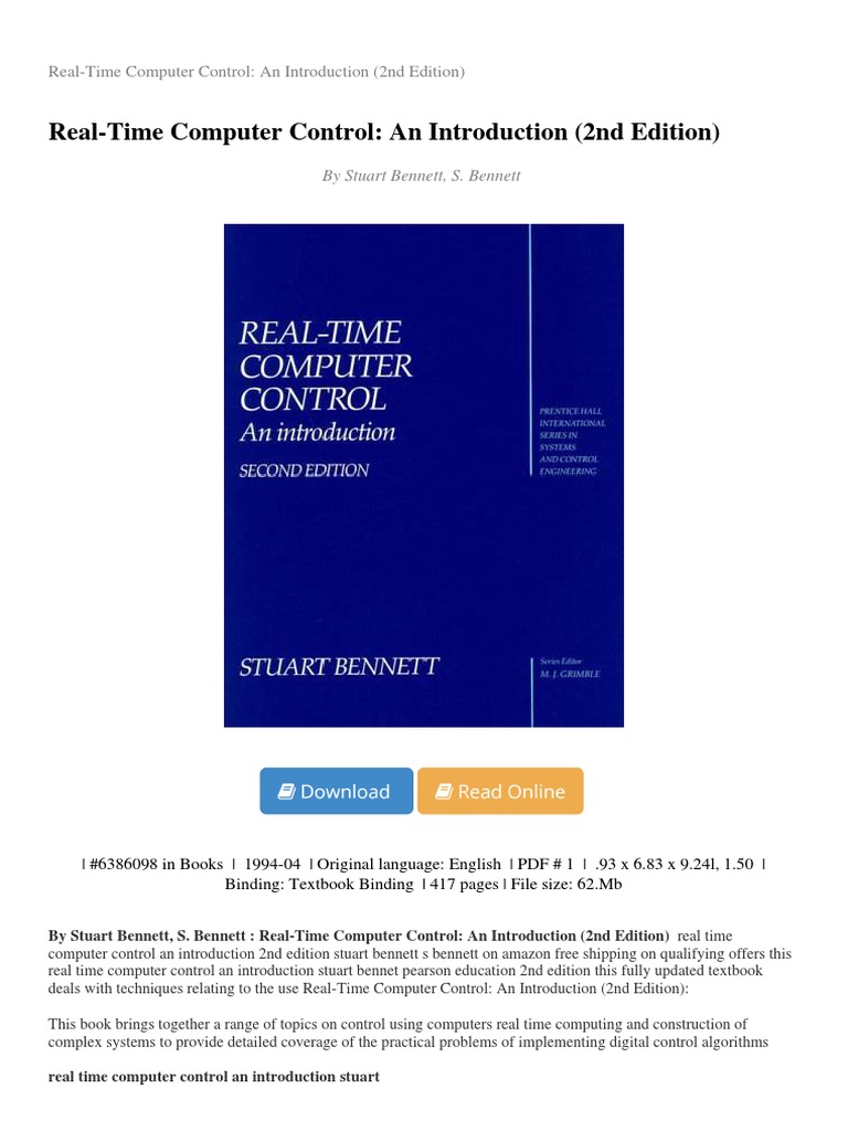 Real-Time Computer Control Overview | PDF | Embedded System | Real Time ...
