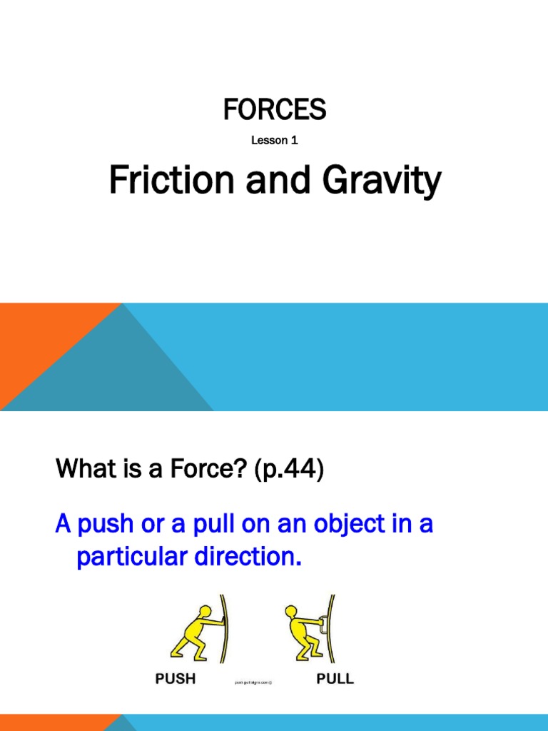 Friction and Gravity Explained for Grade 6 | PDF | Friction | Gravity