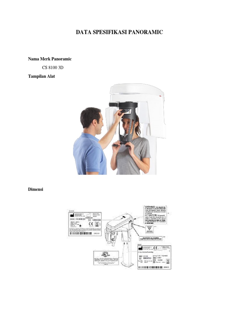Panoramic CS 8100 3D | PDF