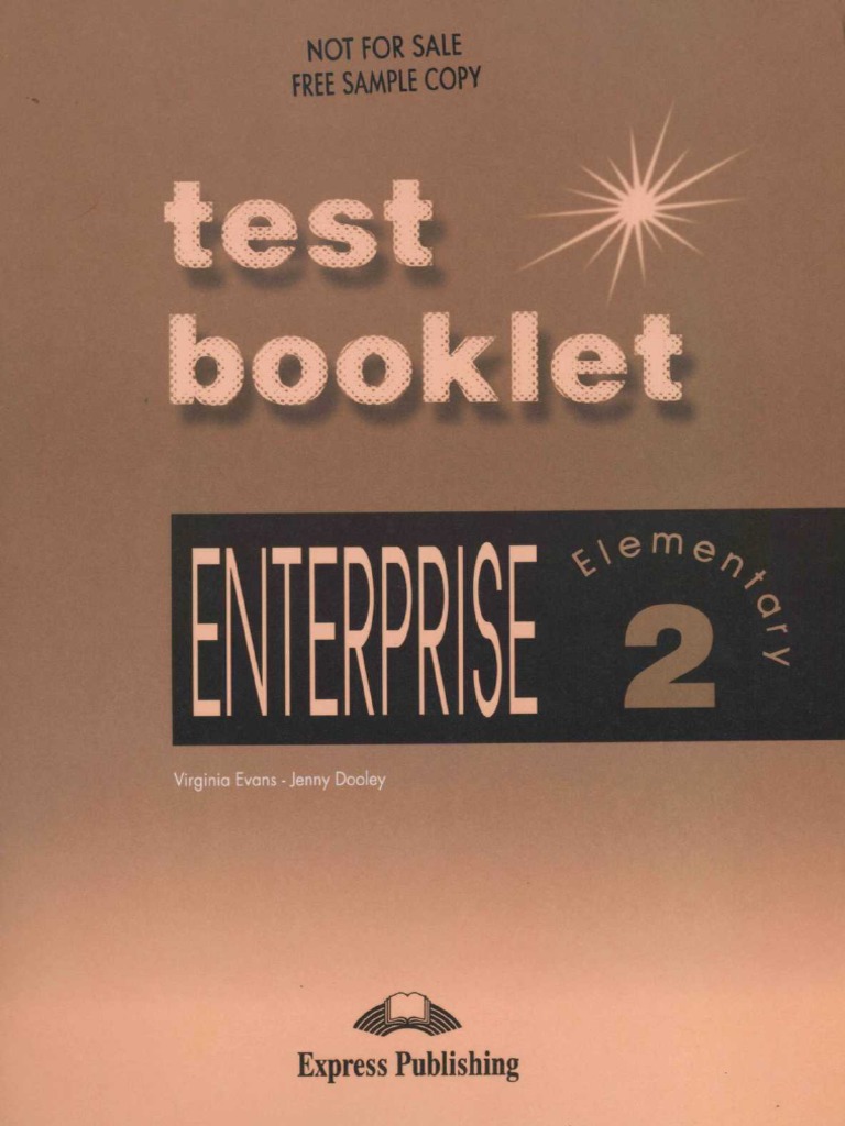 Enterprise Elementary Testbooklet 2 PDF | PDF