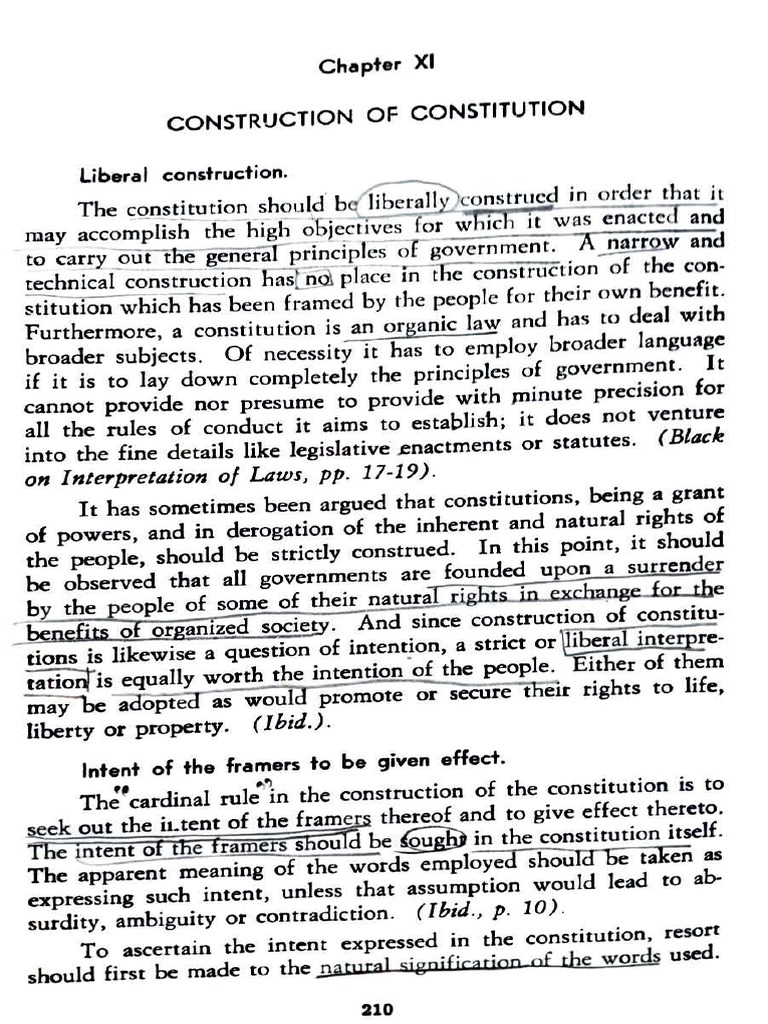 Principles of Constitutional Construction: Guidance on Interpreting ...