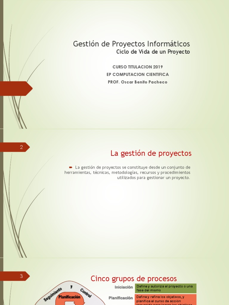 Gestión de Proyectos Informáticos | PDF | Ingeniería de software | Software