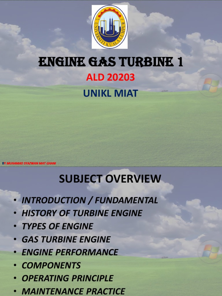 Gte1.01 - Engine Gas Turbine Fundamentals PDF | PDF | Jet Engine | Gas ...