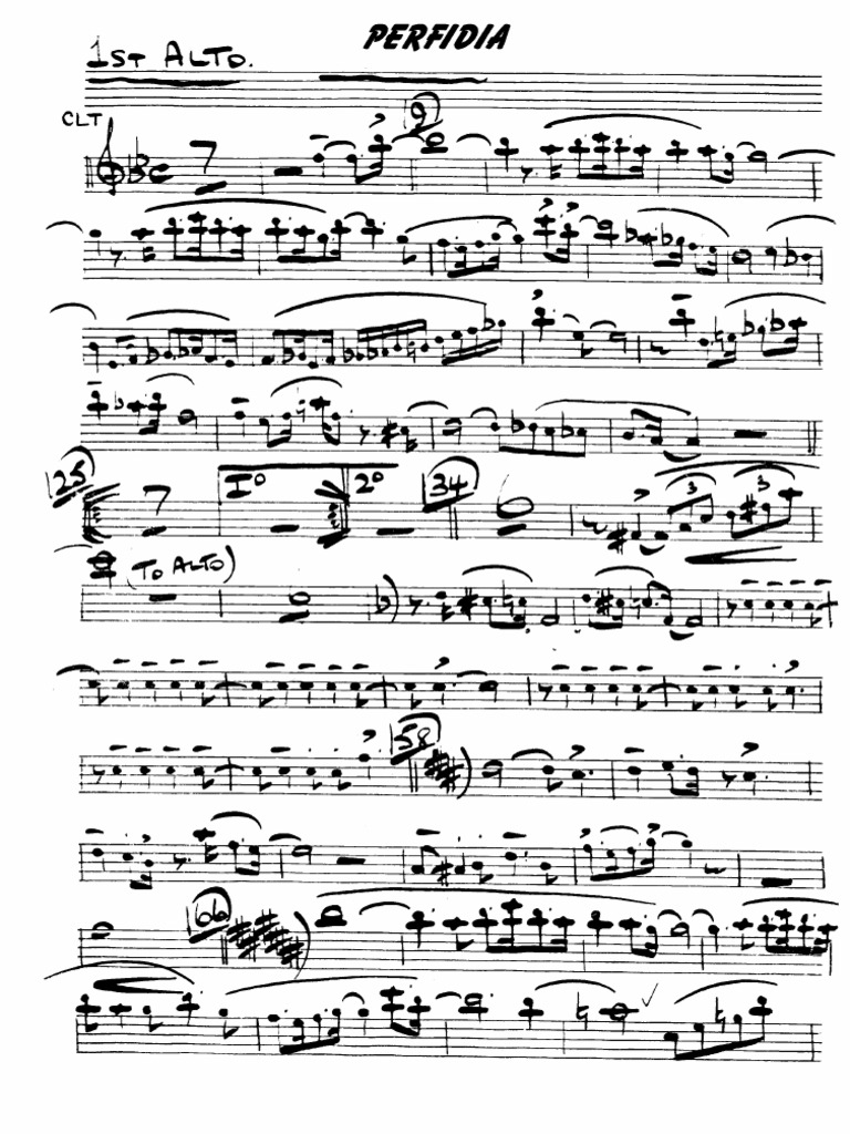 Perfidia-Big Band PDF | PDF