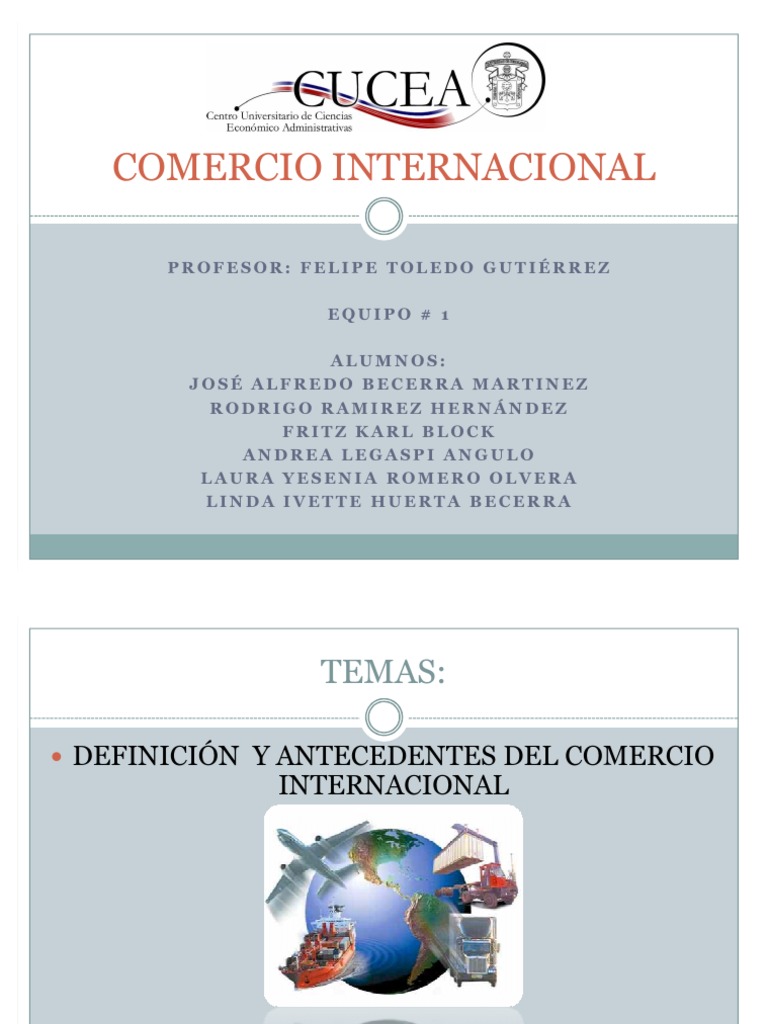 Teorias Del Comercio Internacional | PDF | Mercantilismo | Comercio