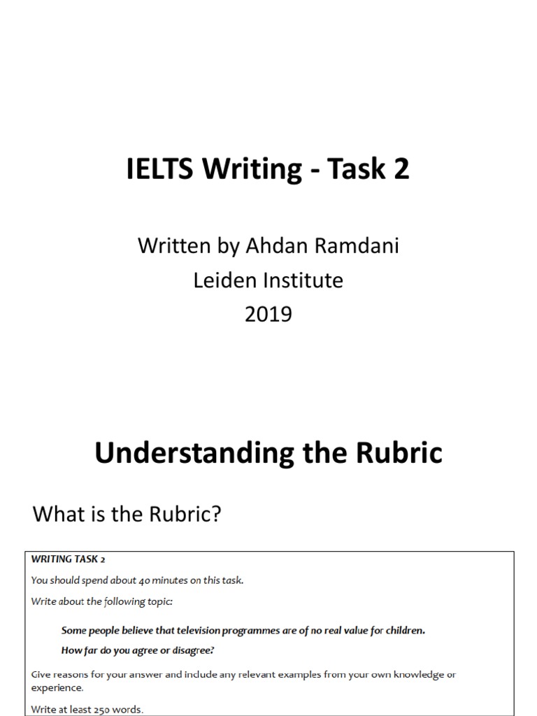 IELTS Writing Task 2 | PDF | Brainstorming | Essays