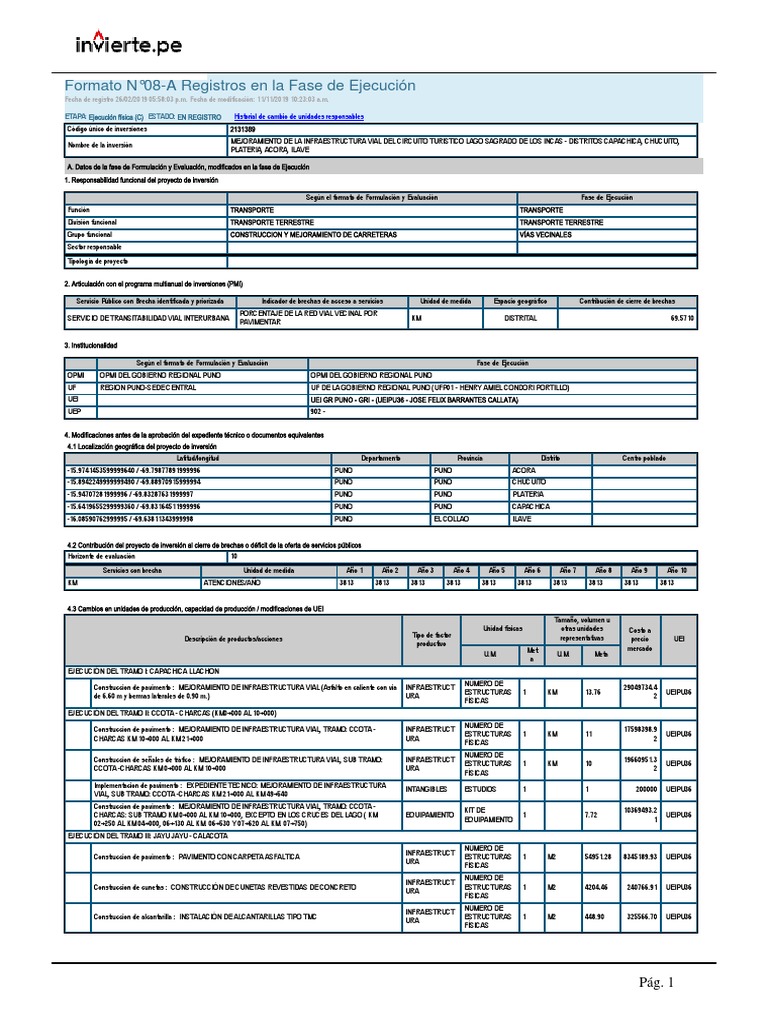 Formato 8-A | PDF | Valor presente neto | Business