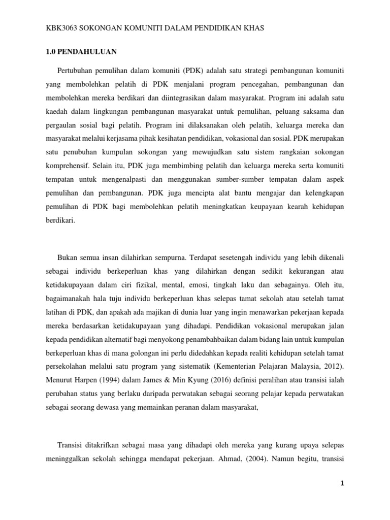 Laporan Transisi Kerjaya