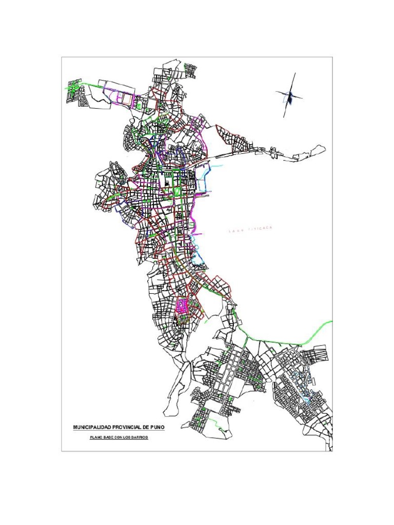 Mapa de La Ciudad de Puno | PDF
