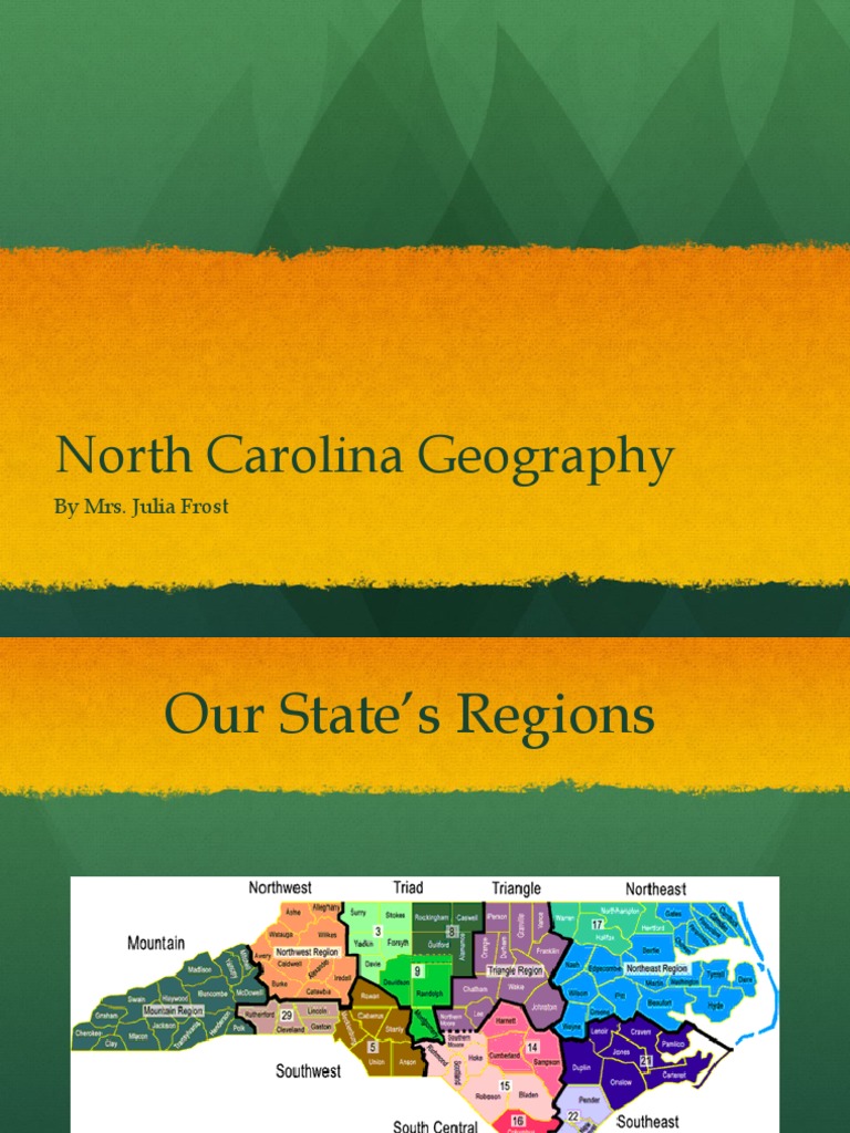 North Carolina Geography: by Mrs. Julia Frost | PDF