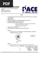 Mnemonics For Cycle Cell and Division | PDF