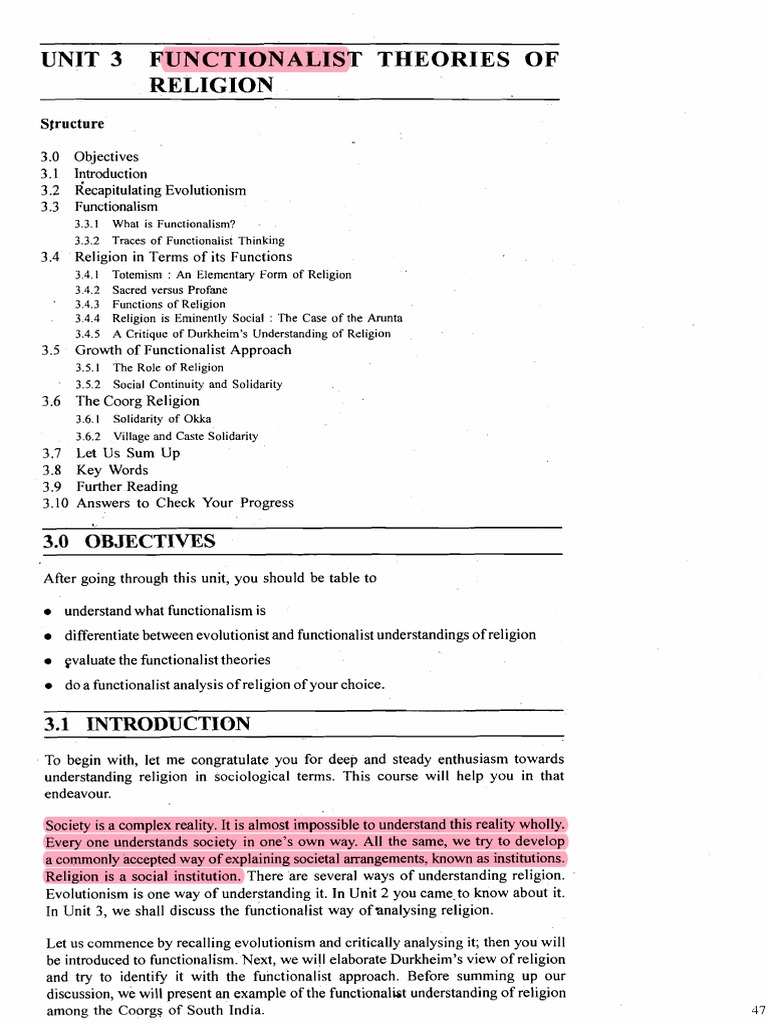 Functionalist Theories of Religion | PDF | Émile Durkheim | Sacred
