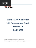 Mach4 Operation Manual | PDF | Numerical Control | Computer Program