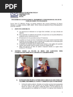 Ejercicios de Codman | PDF | Hombro | Sistema musculoesquelético