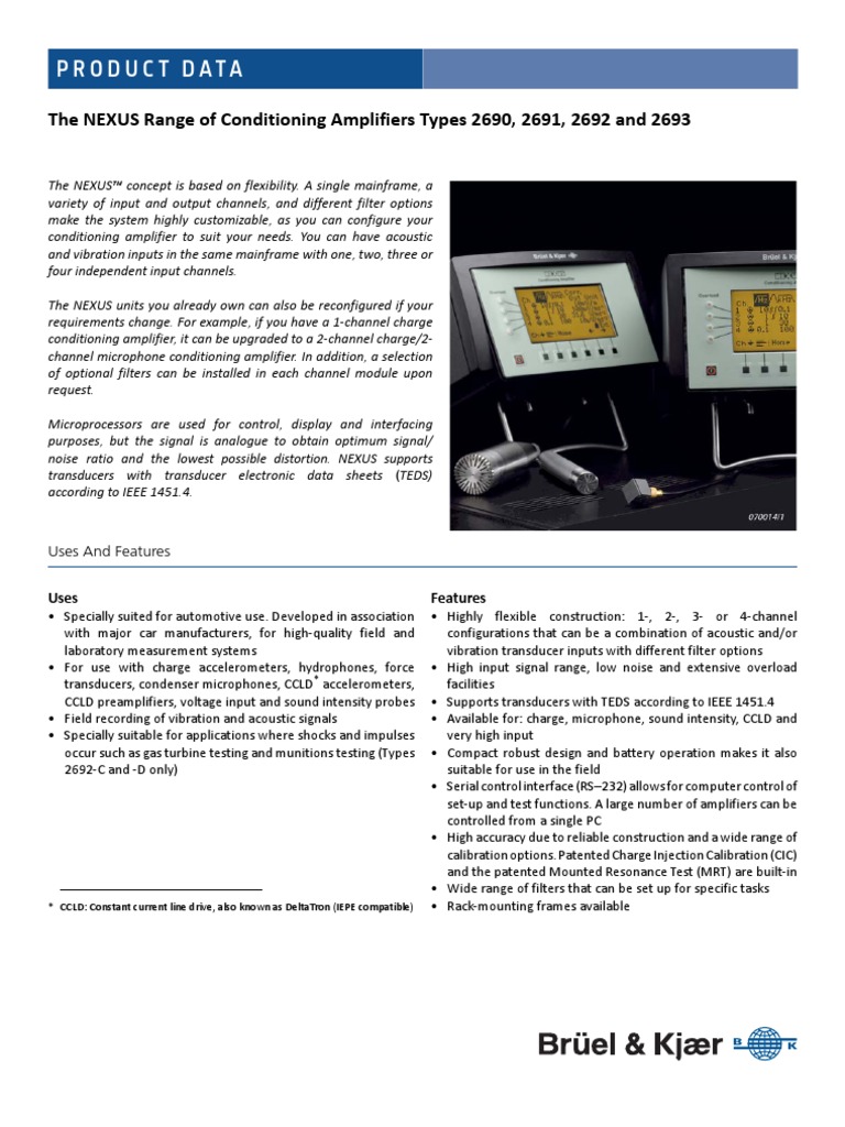 Nexus Charge Amplifier | PDF | Microphone | Electronic Filter