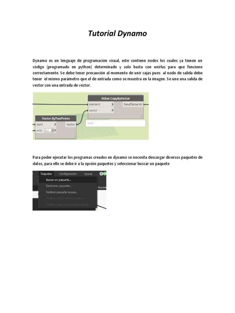 Tutorial Dynamo | Descargar gratis PDF | Programa de computadora | Programación