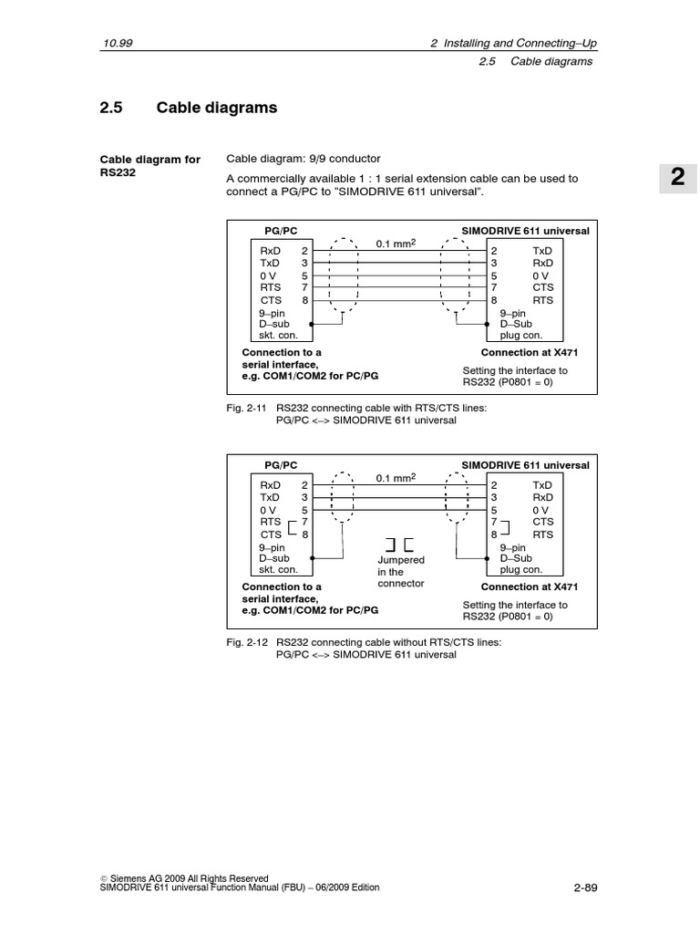 Simodrive Cable Connection PDF | PDF | Computer Architecture ...