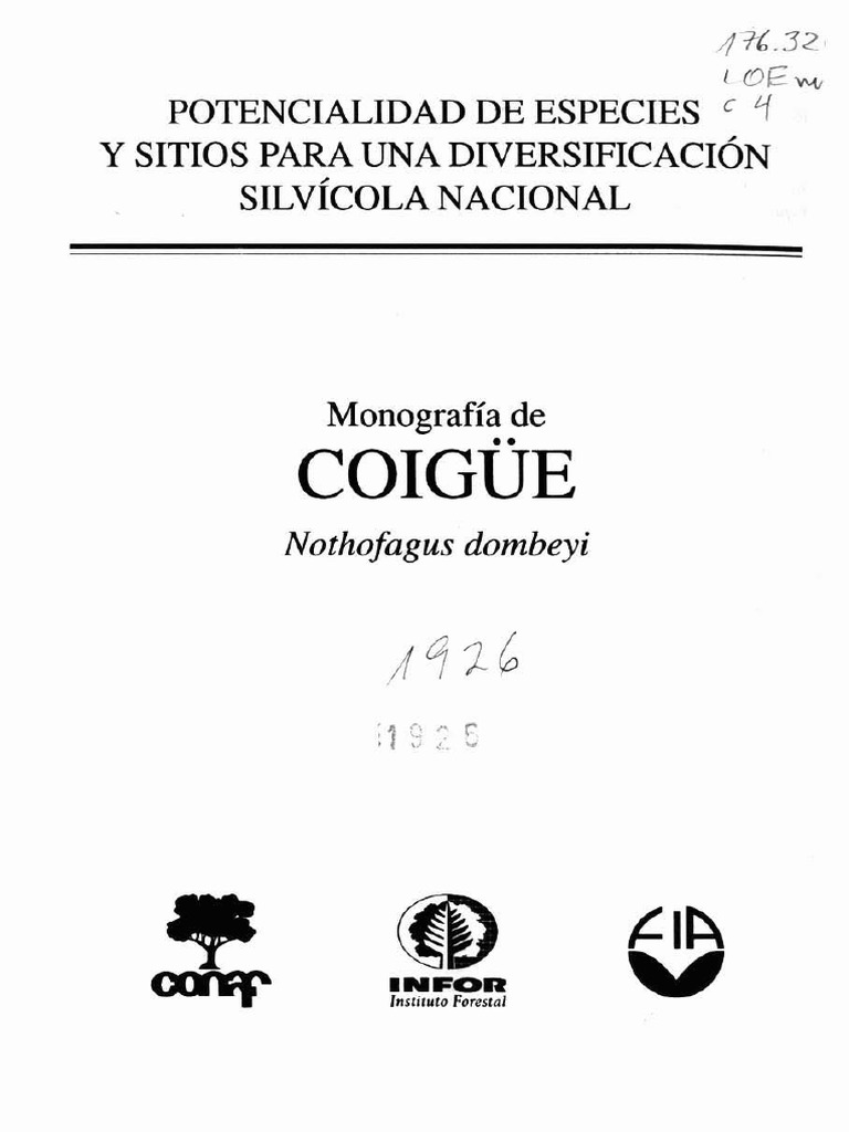 Coigue PDF | PDF | Los bosques | Arboles
