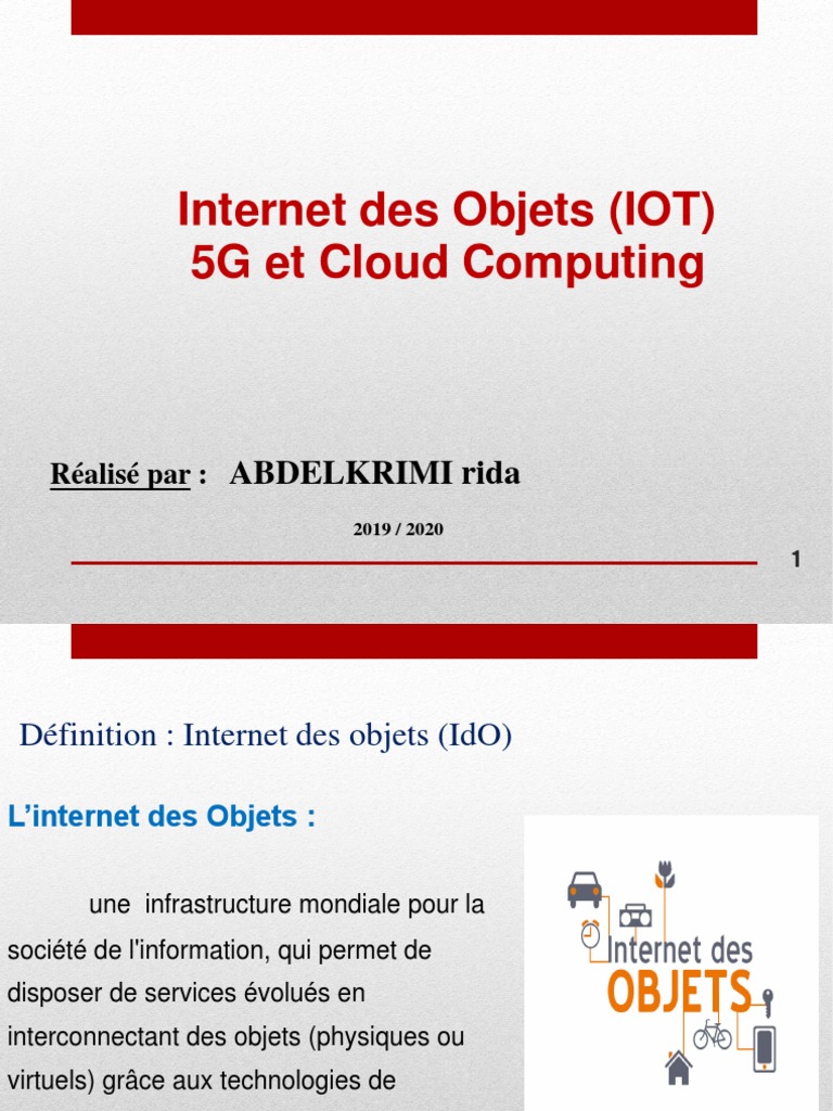 IIT Présentation | PDF | Internet des objets | Cloud computing