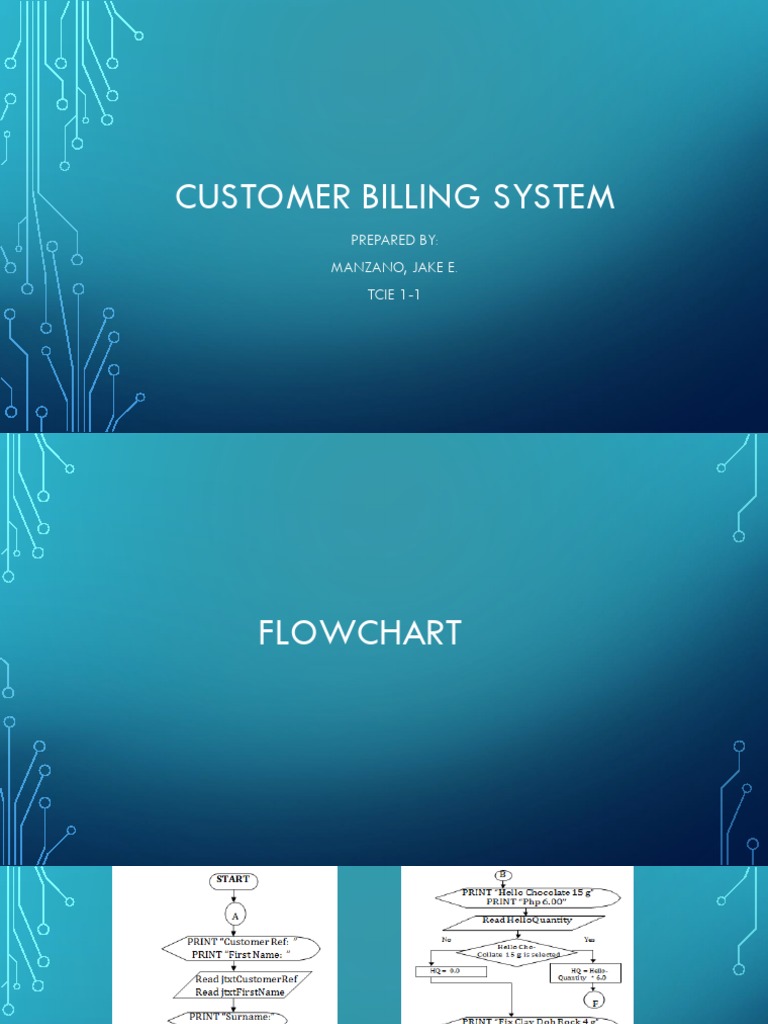 Customer Billing System Pdf