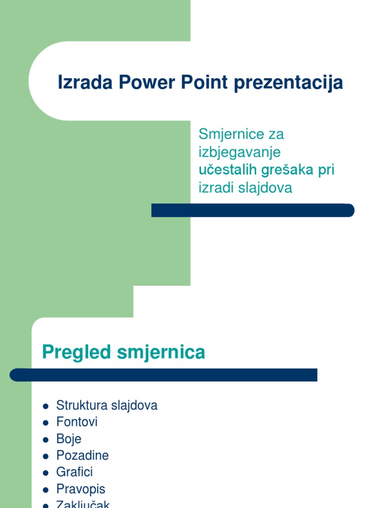 Oblikovanje Prezentacije | PDF