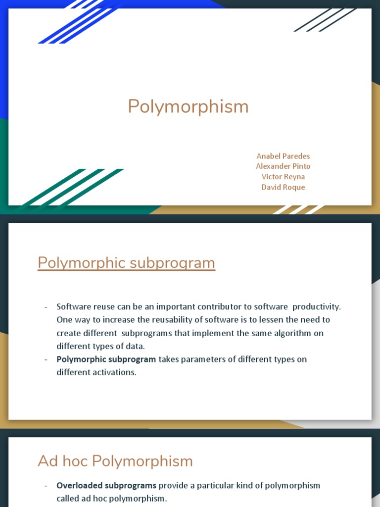 Understanding Polymorphism in OOP | PDF | Method (Computer Programming) | Class (Computer ...