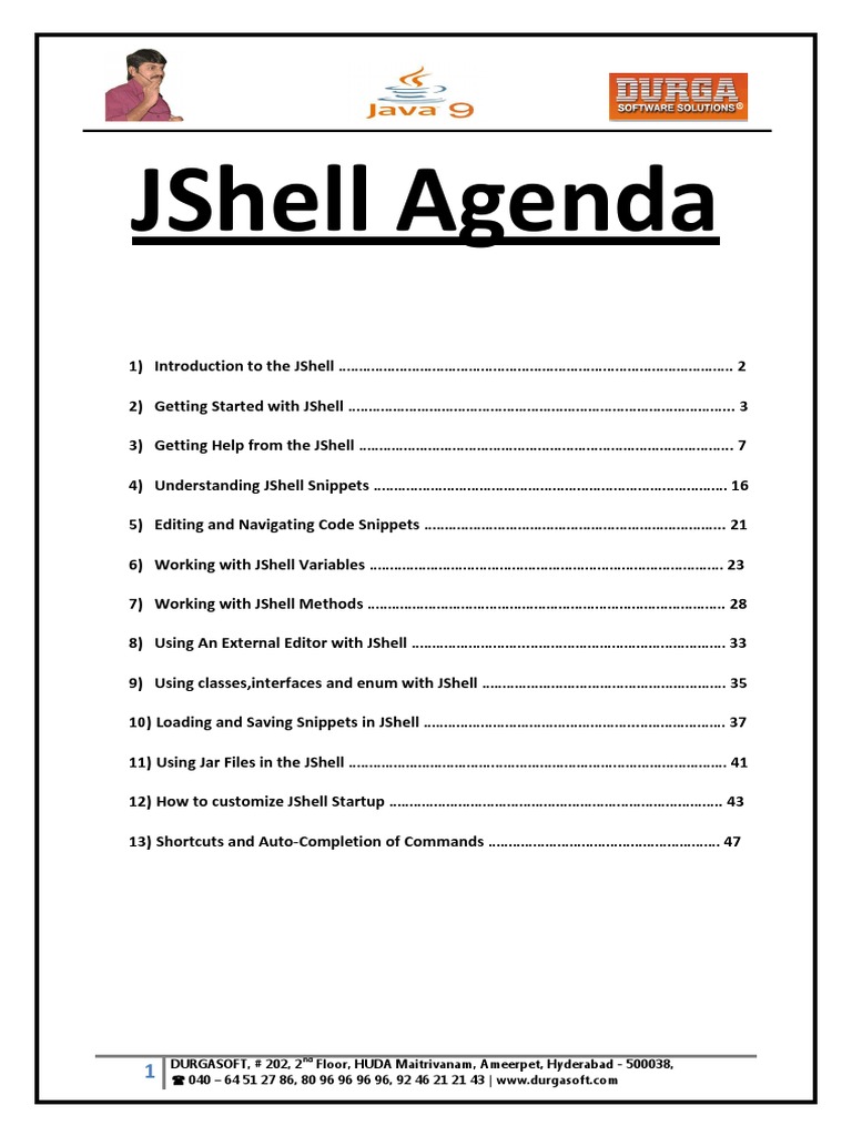 Java9 Jshell Pdf Method Computer Programming Command Line Interface