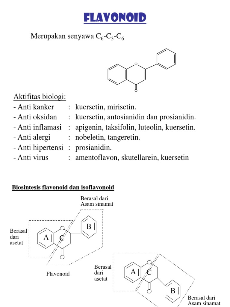 Klasifikasi Dan Struktur Flavonoid Pdf