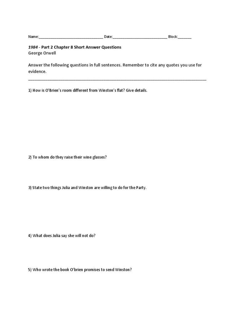 1984 Part 2 CH | PDF