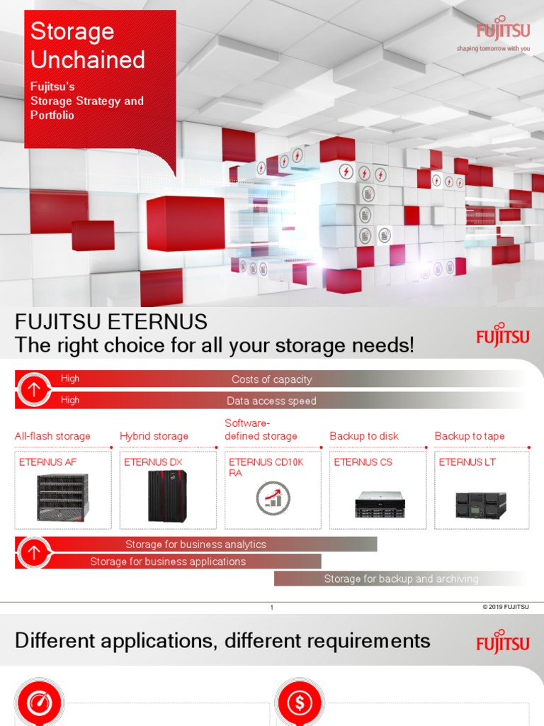 Fujitsu ETERNUS Overview 2019 | PDF | Backup | Computer Data Storage