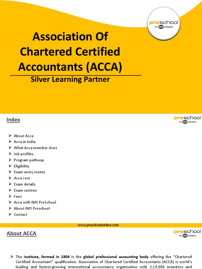 An Overview of the ACCA Qualification Pathway, Requirements, and Costs ...