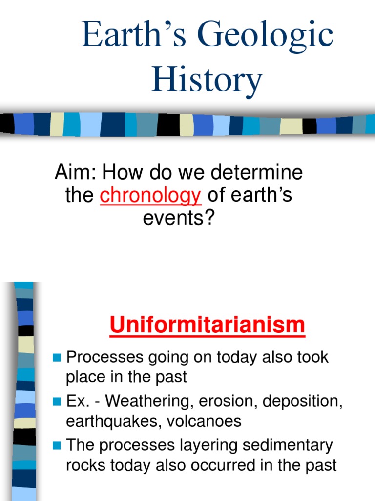 Earth Geologic History | PDF | Rock (Geology) | Sedimentary Rock