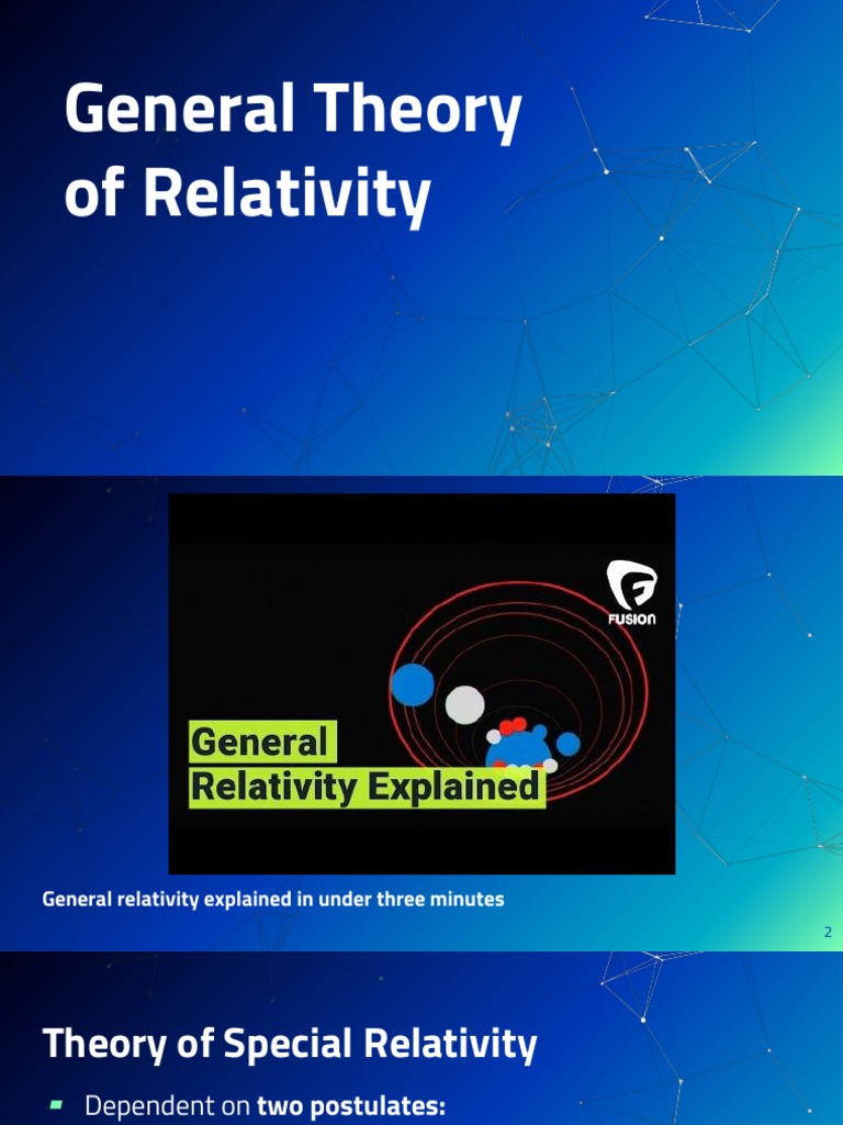 Intro to General Relativity Concepts | PDF | General Relativity | Speed ...
