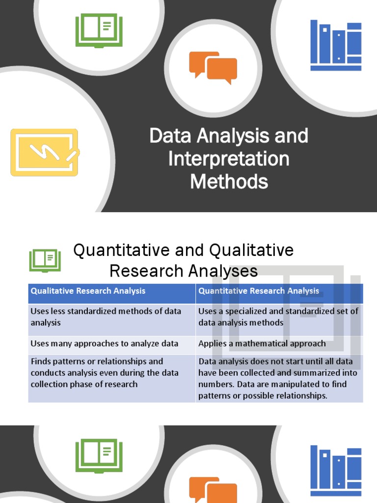 Data Analysis and Interpretation Methods | PDF | Data Analysis | Data