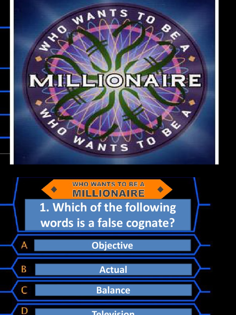 Who Wants To Be A Millionaire Reading | PDF | Speed Reading | Onomastics