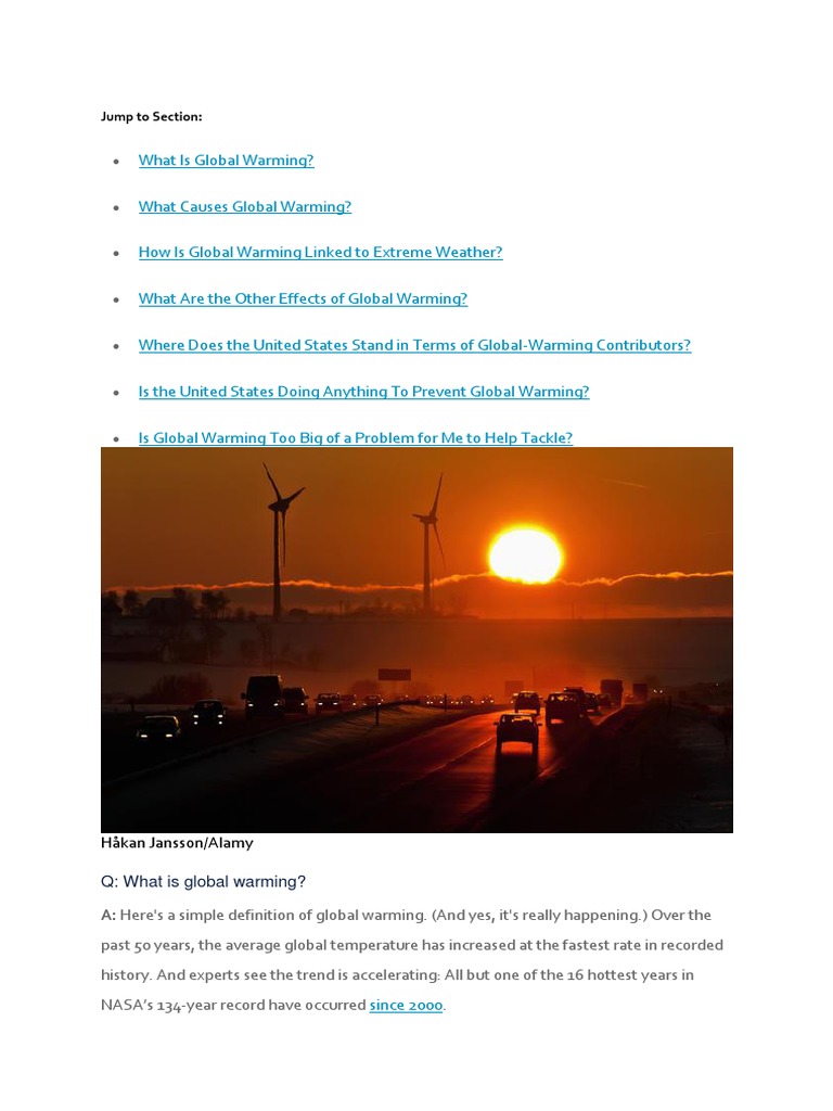 Evs Project | PDF | Global Warming | Greenhouse Gas