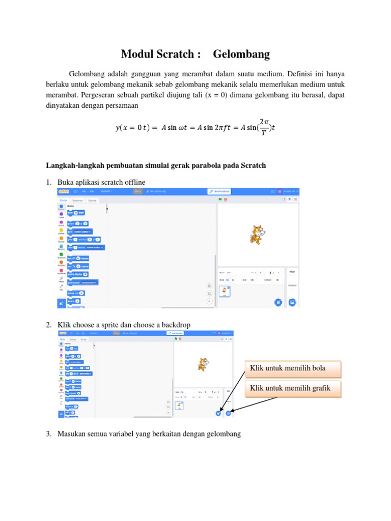 Modul Scratch Gelombang | PDF