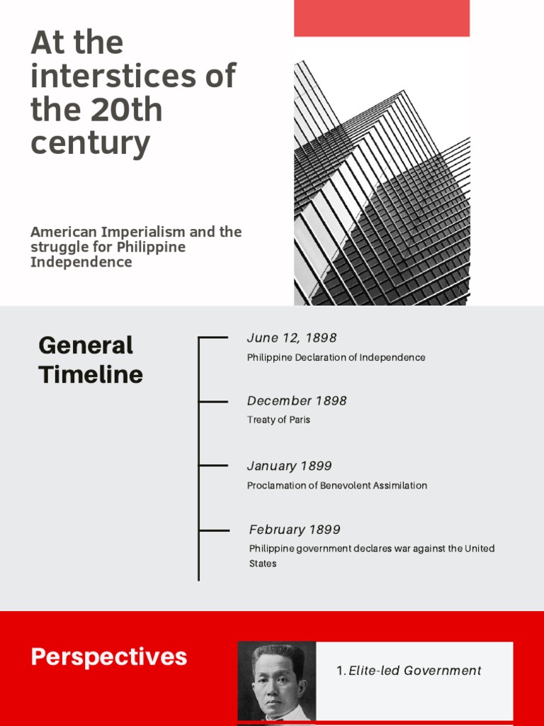 The Philippine Independence and American Imperialism | PDF ...