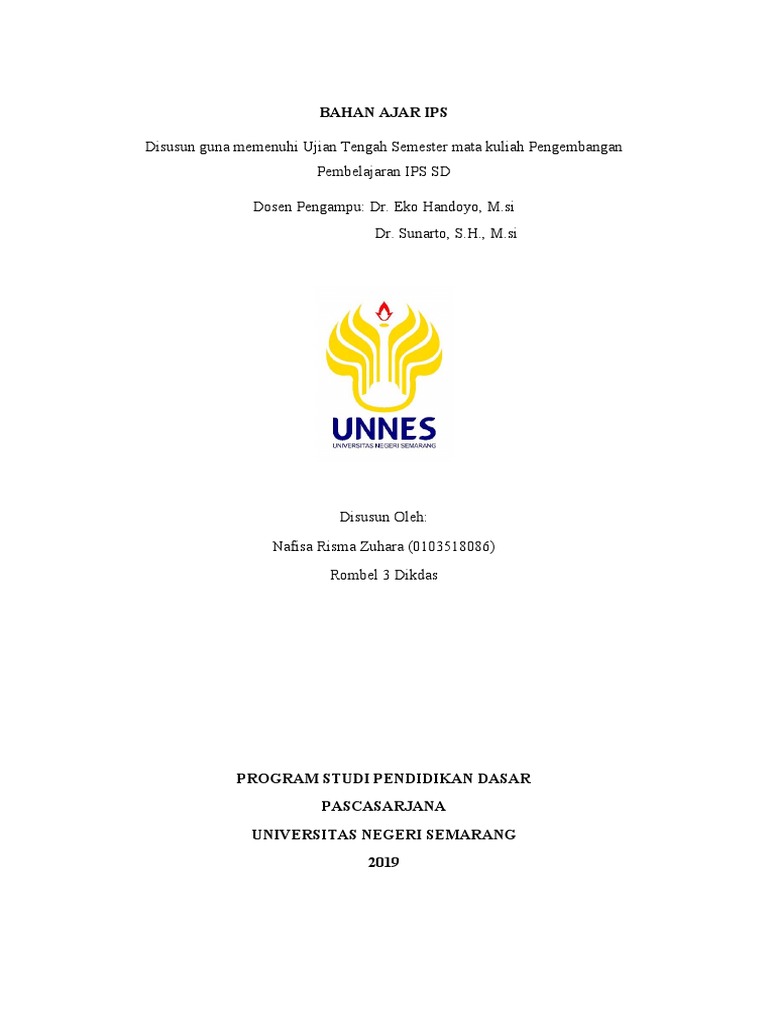 Bahan Ajar Ips | PDF