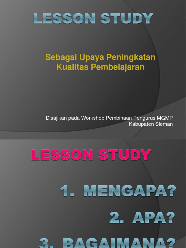 Lesson Study | PDF
