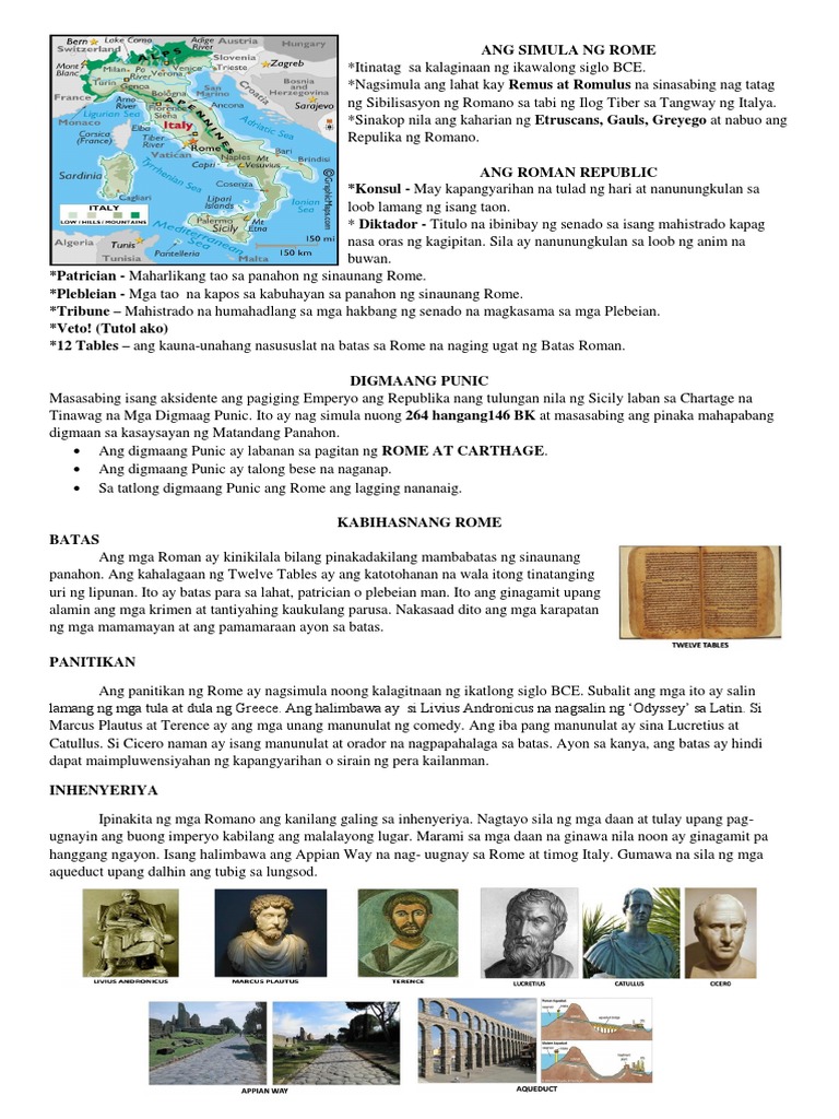 Ang Simula NG Rome | PDF