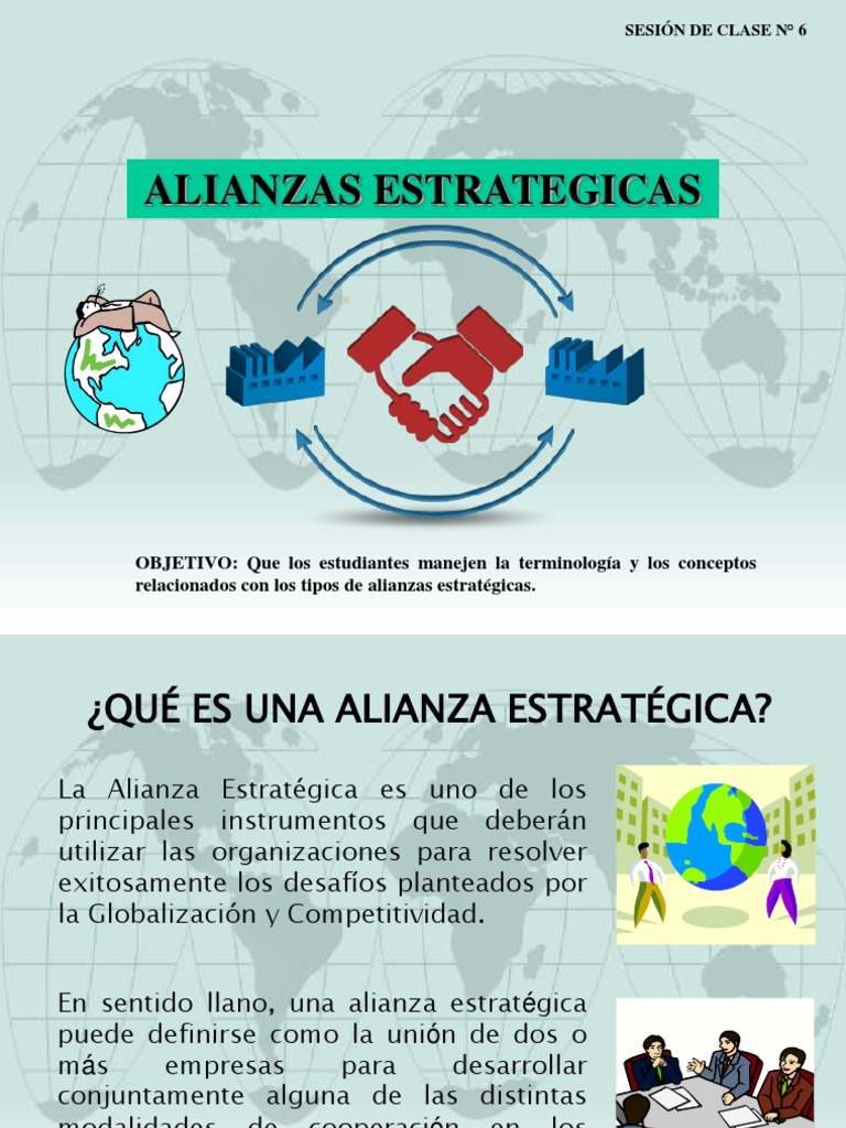 Alianzas Estrategicas | PDF | Proyecto conjunto | Mercado (economía)