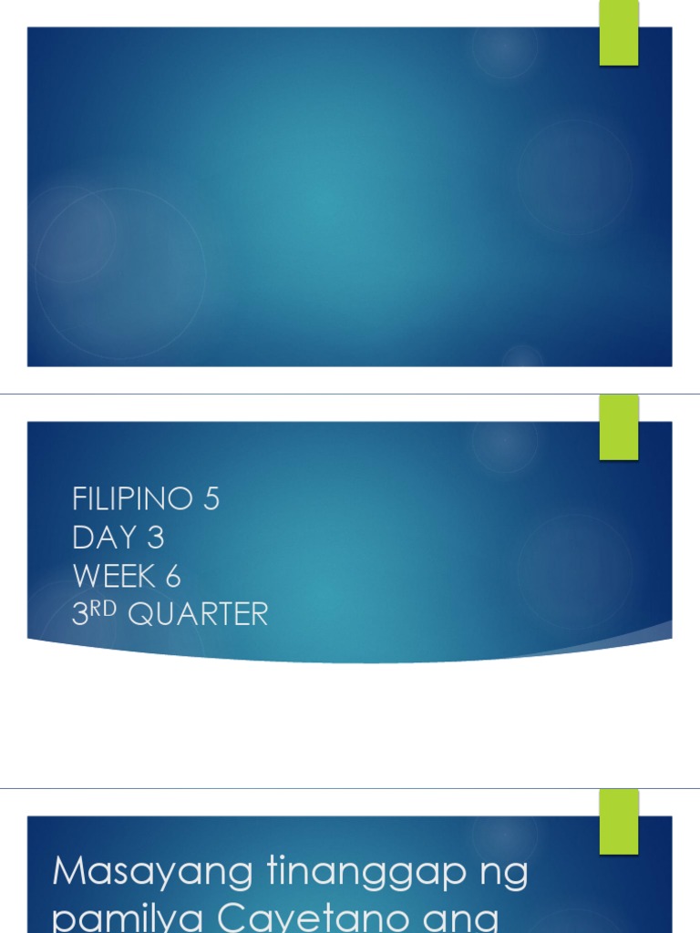 CO PPT Filipino 5 | PDF
